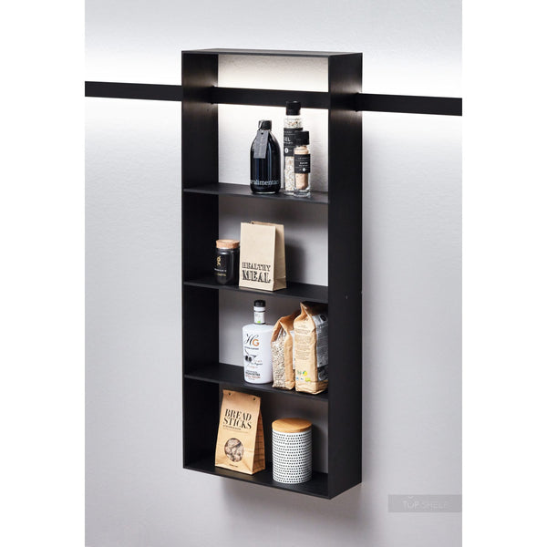 nobilia estantería de aluminio Sign Emotion SER30-108 30 cm - TOP-SHELF.de