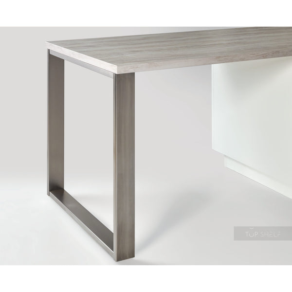 nobilia Tischkufengestell, Stahl. 870 mm hoch ATK62-87 10 cm - TOP-SHELF.de